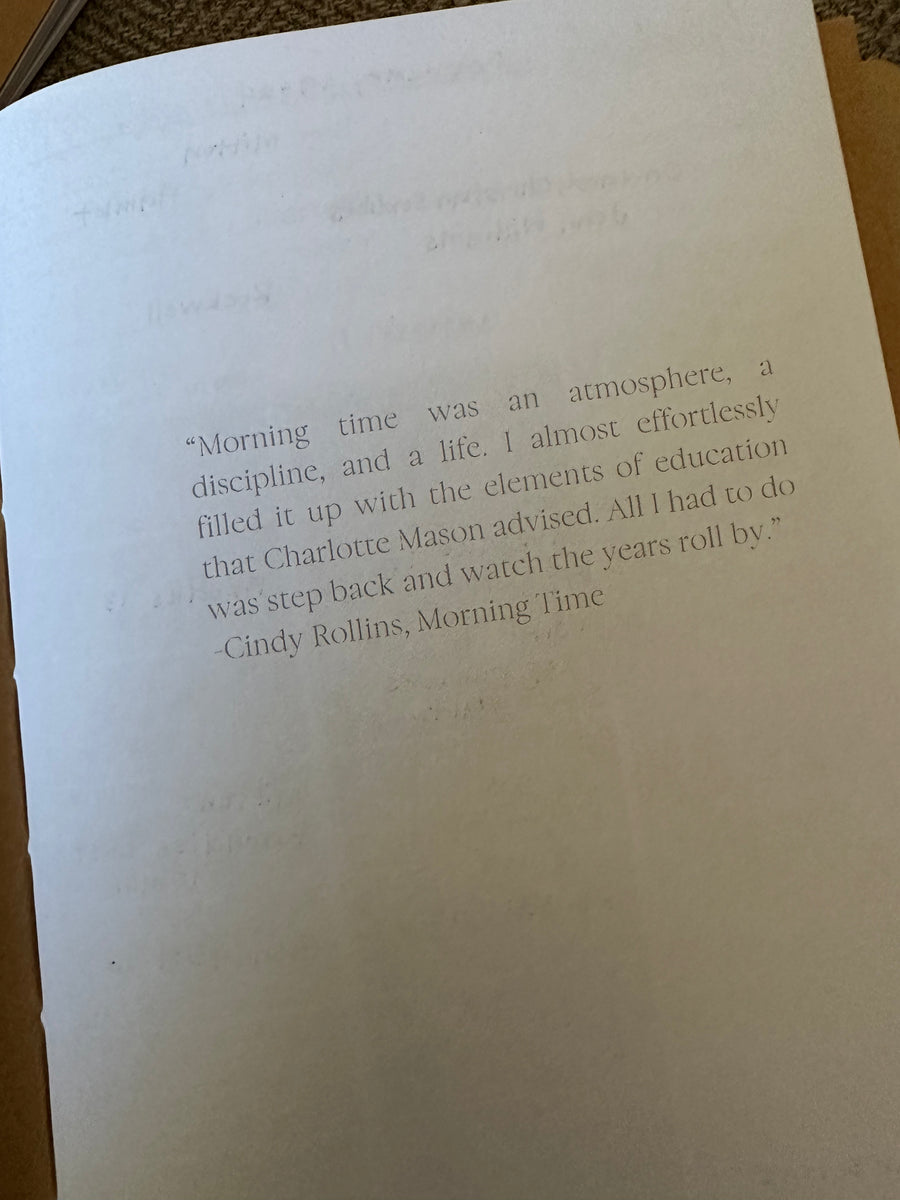 Morning Time Insert – Juniper Grove